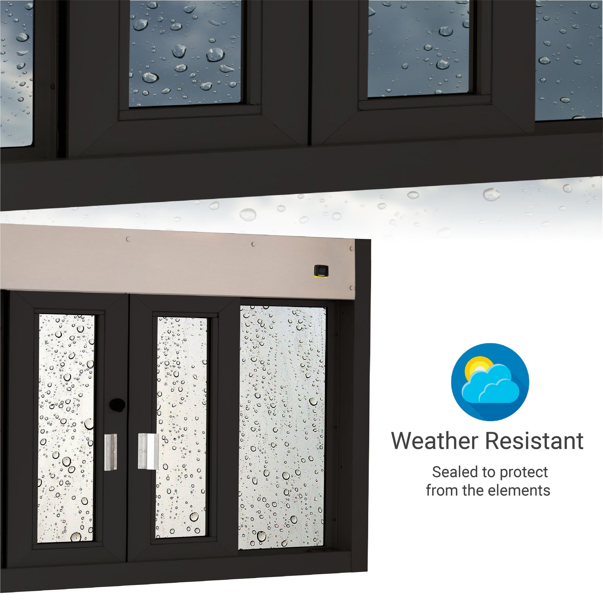 Large Automatic Drive-Thru Food Service Sliding Window | CSE-QS-BPSC ...