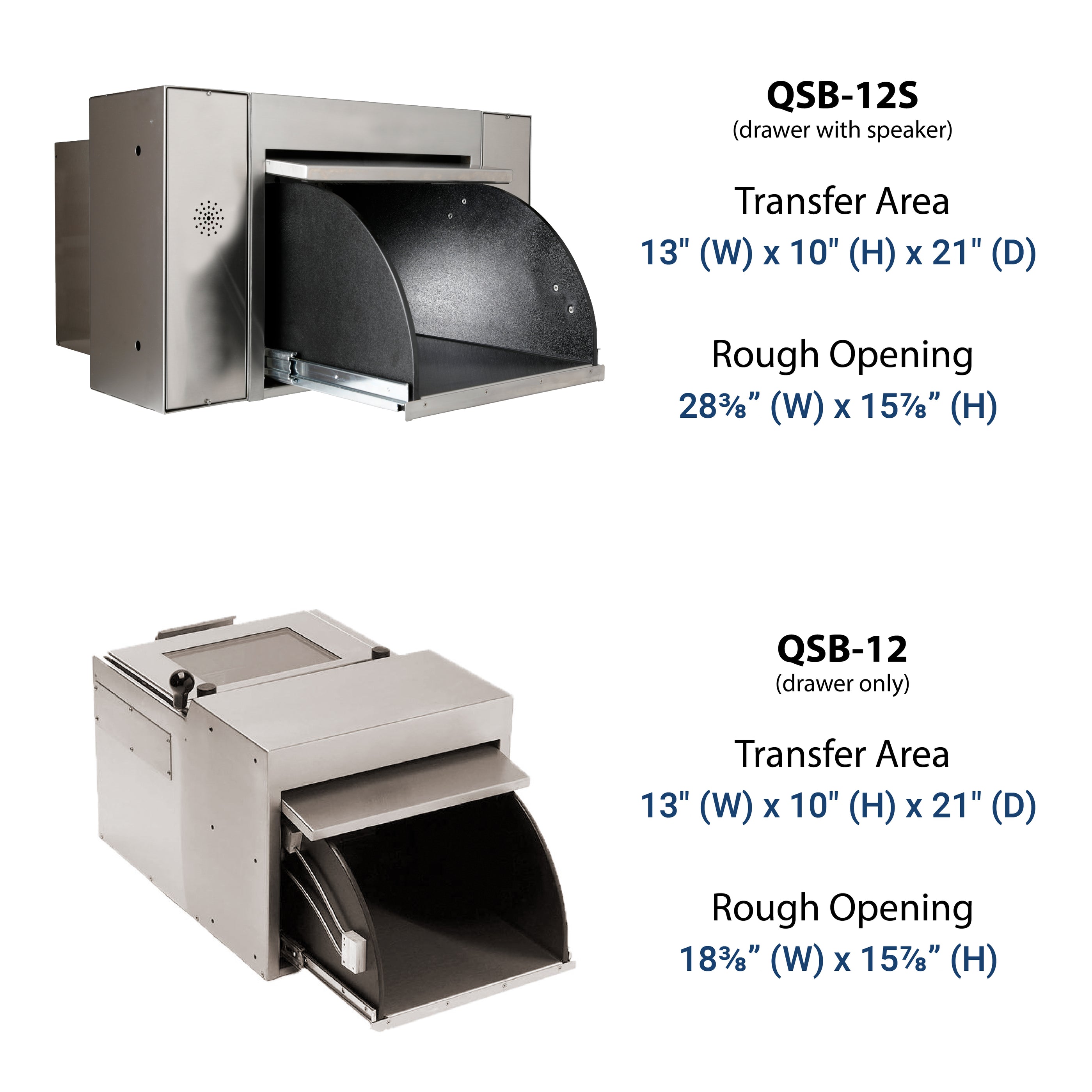 Quikserv Extra Large Transaction Drawer | Drive Up | Quikserv QSB-12 ...