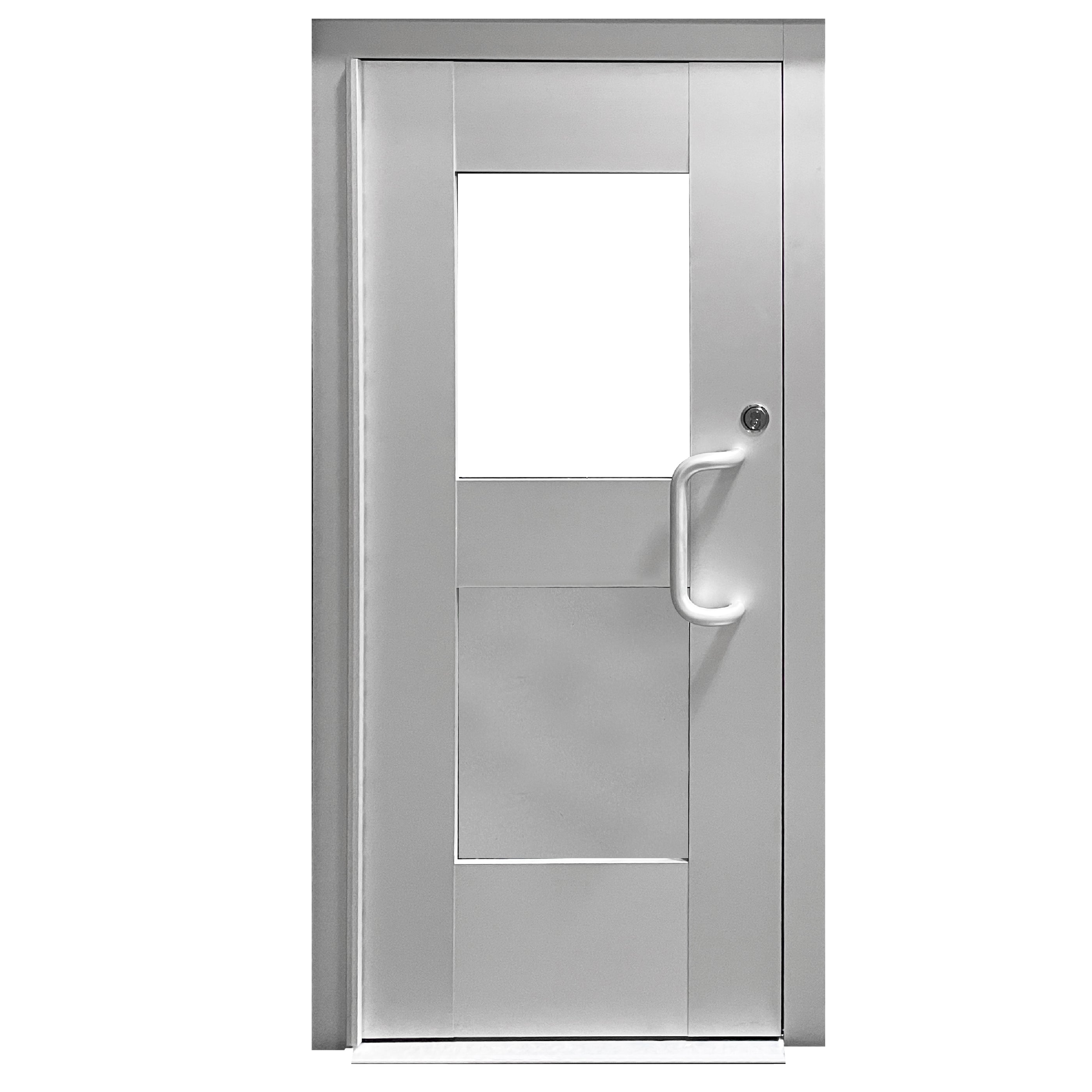 Bullet Resistant Aluminum Exterior Door with Multiple Window Options ...
