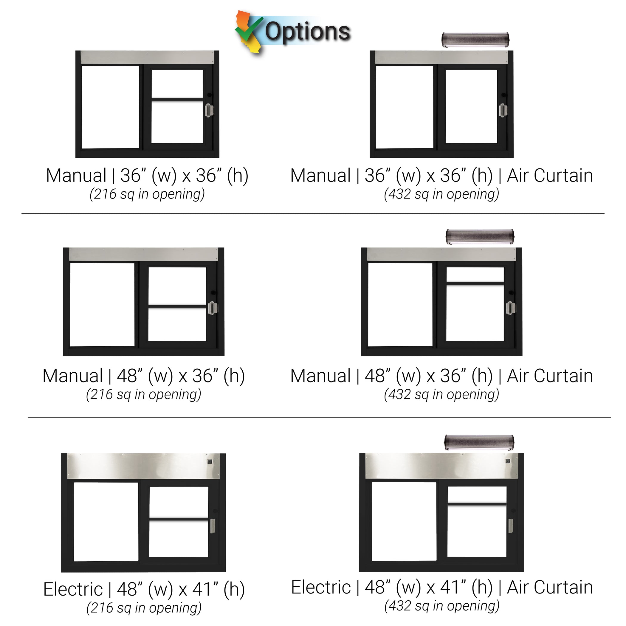 Quikserv California Drive Thru Slider Window for QSR Food Service | Re ...