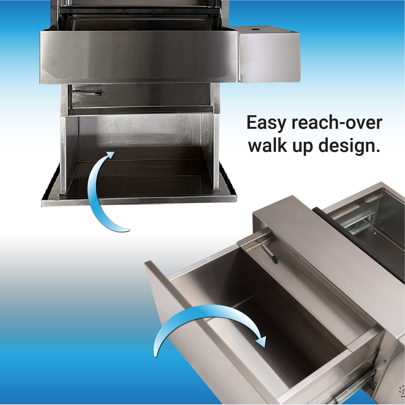 Large Walk Up Dual Purpose Transaction Drawer with Speaker | CSE-QS-QST ...