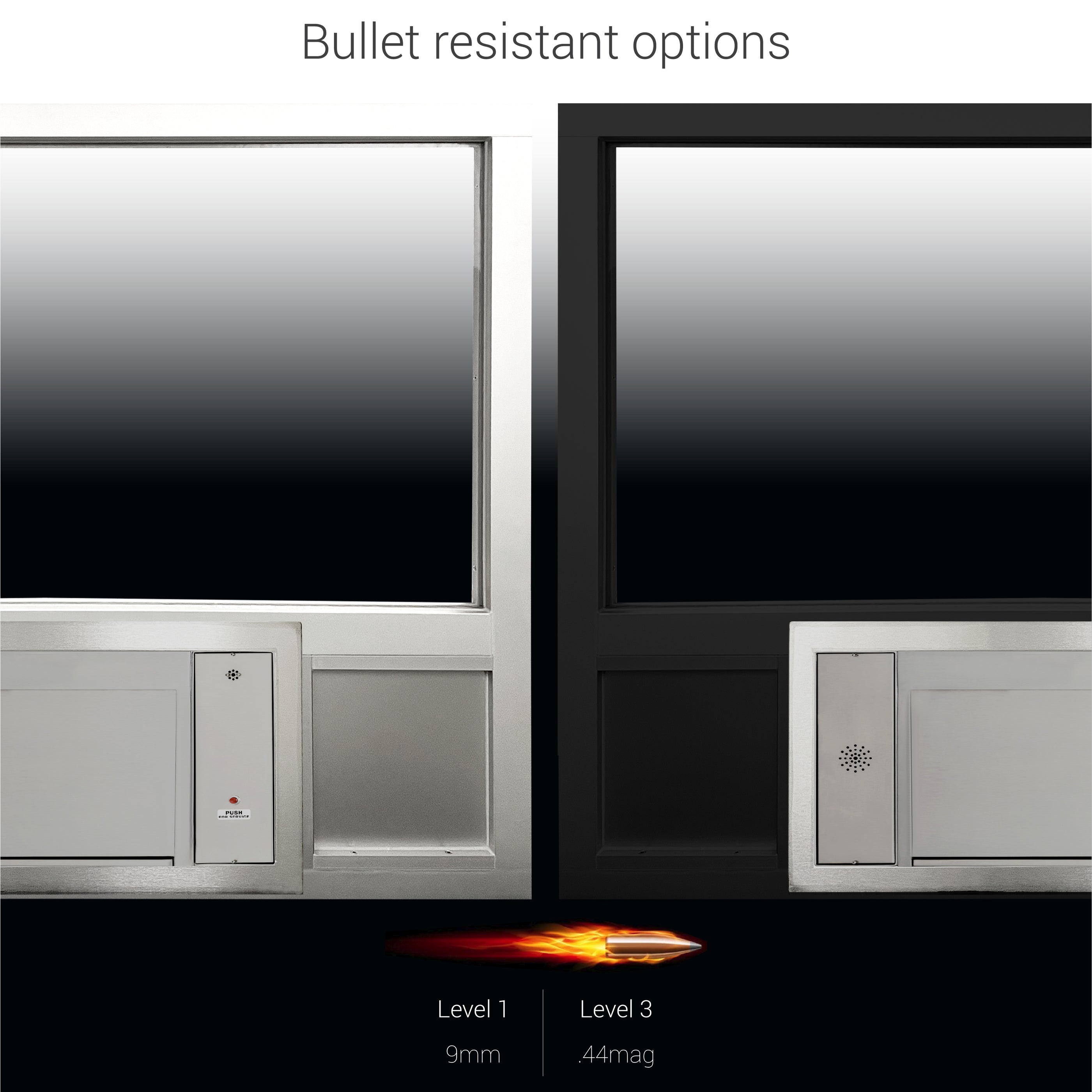 12S Extra Large Transfer Drive-thru Transaction Window Station | 60"(W ...