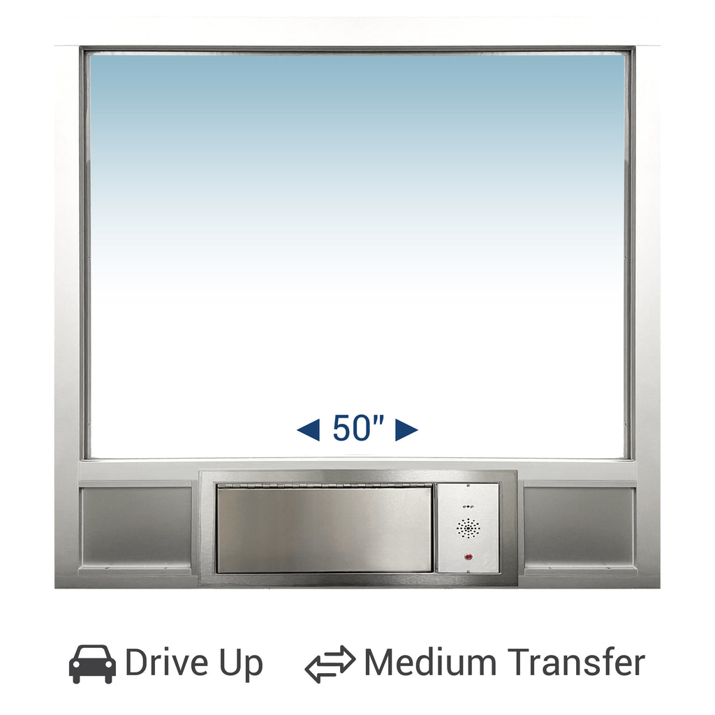 Bulletproof Drive-Thru Transfer Windows & Drawers | Covenant Security ...