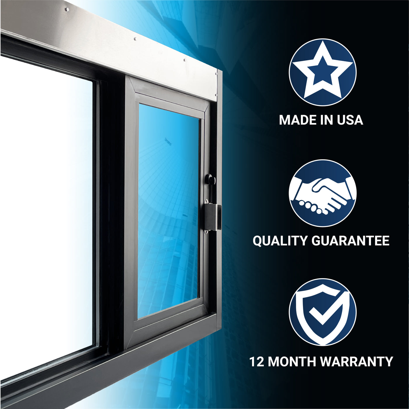 Quikserv Self-Closing Drive-Thru Window — Covenant Security Equipment