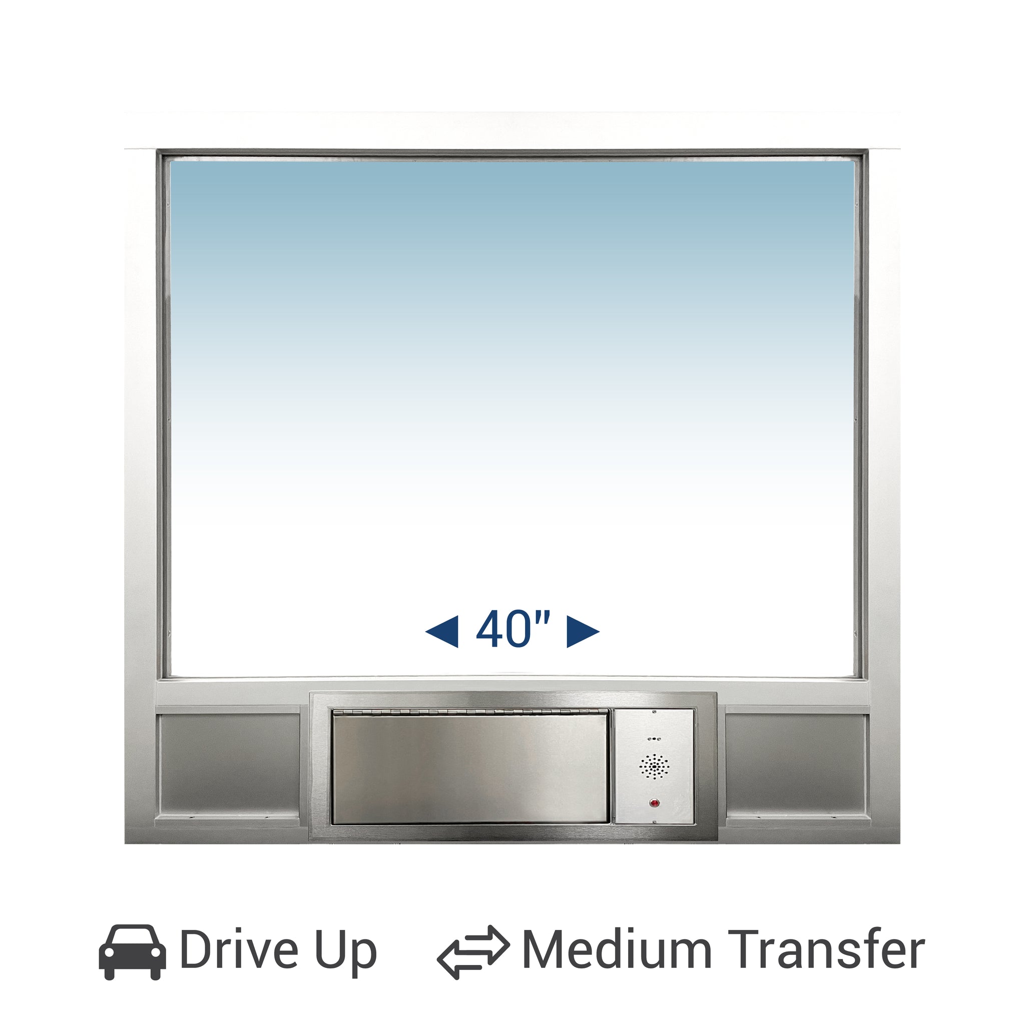 Bulletproof Drive-Thru Transfer Windows & Drawers | Covenant Security ...
