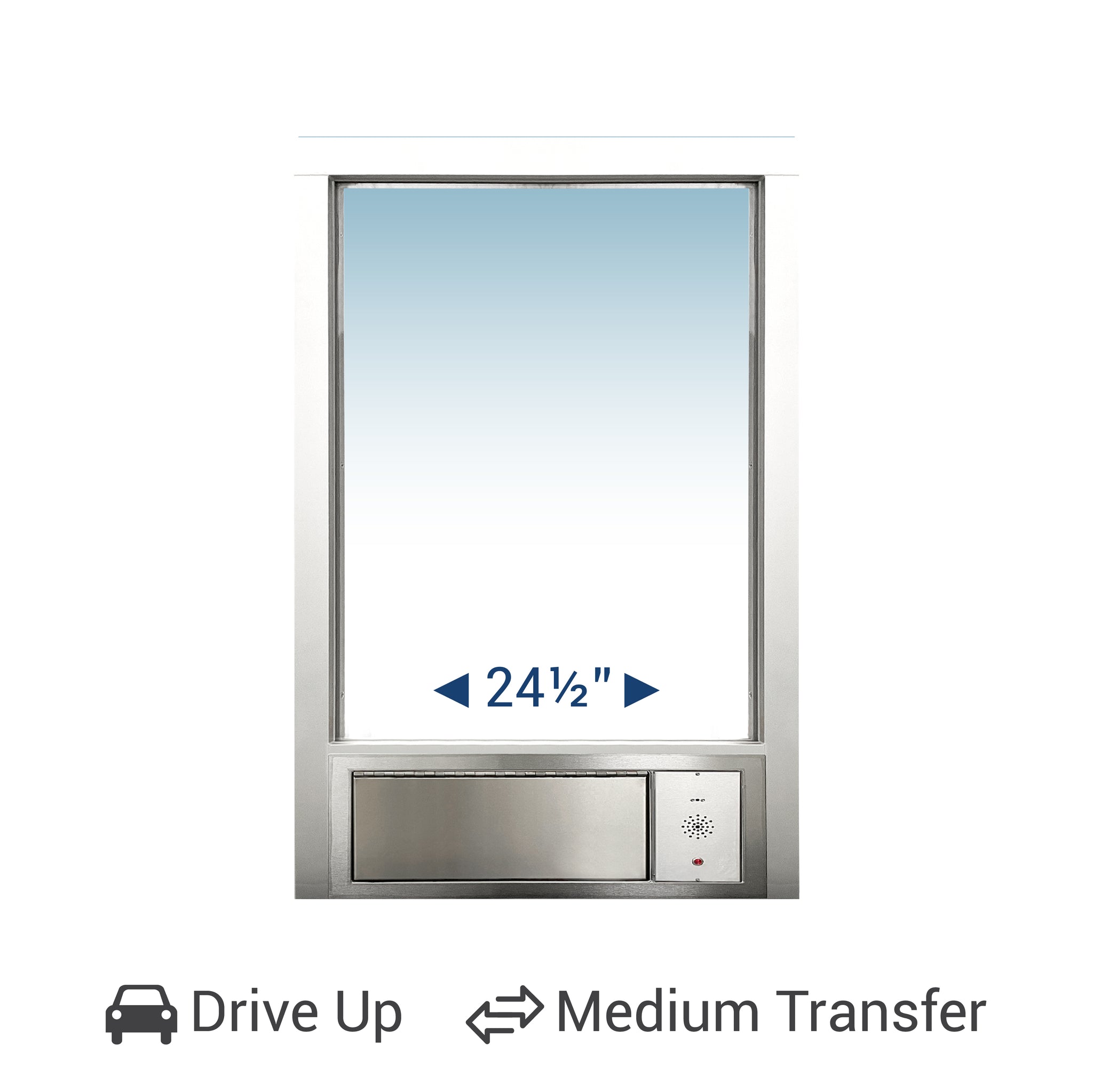 Bulletproof Drive-Thru Transfer Windows & Drawers | Covenant Security ...