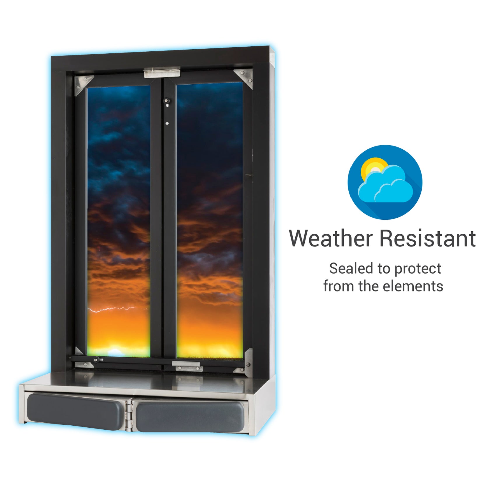 Push-Bar Operated Bi-Folding Semi-Automatic Window | CSE-QS-FM-1 ...