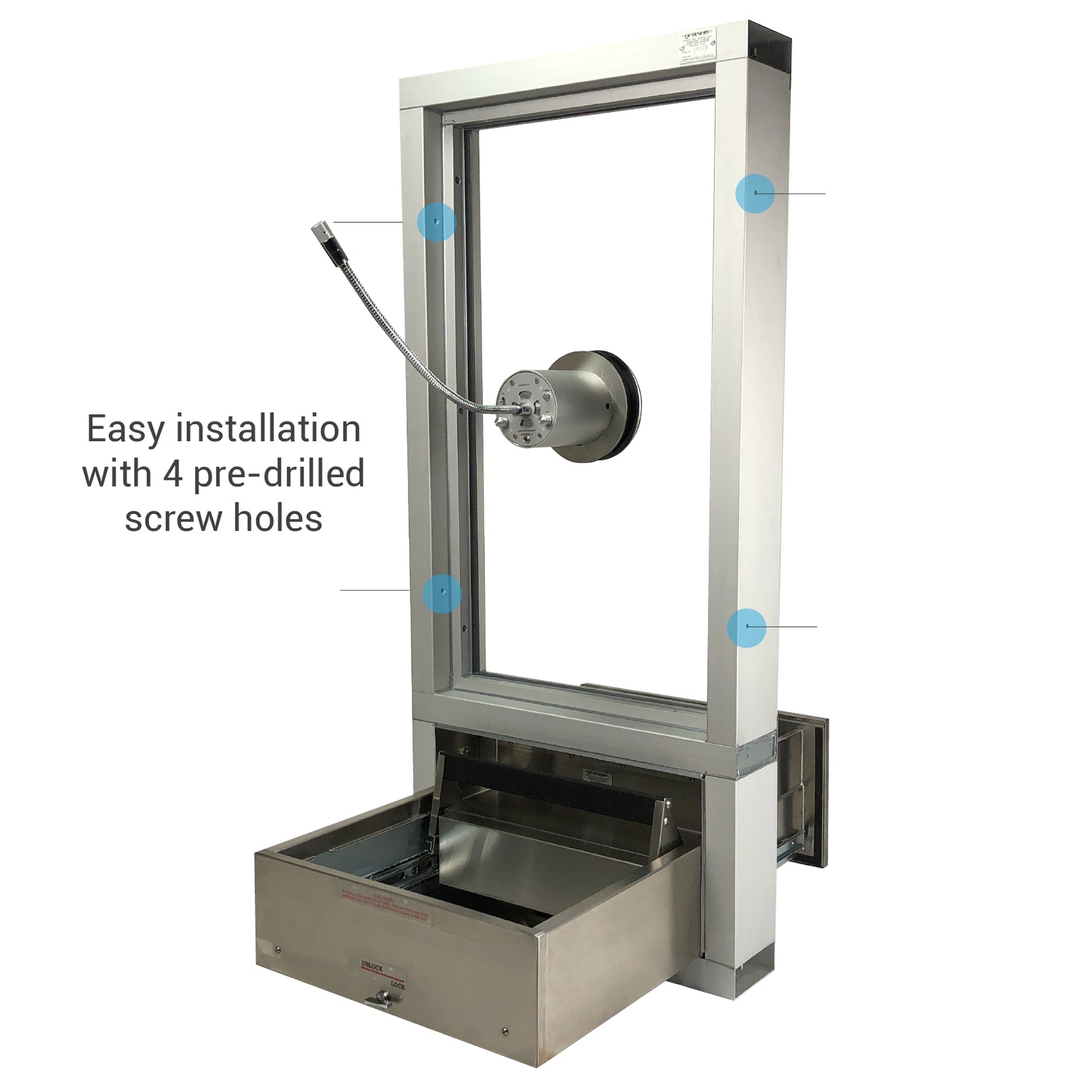 Walk-Up Window with Transfer Drawer and Amplified Speak-Thru — Covenant ...